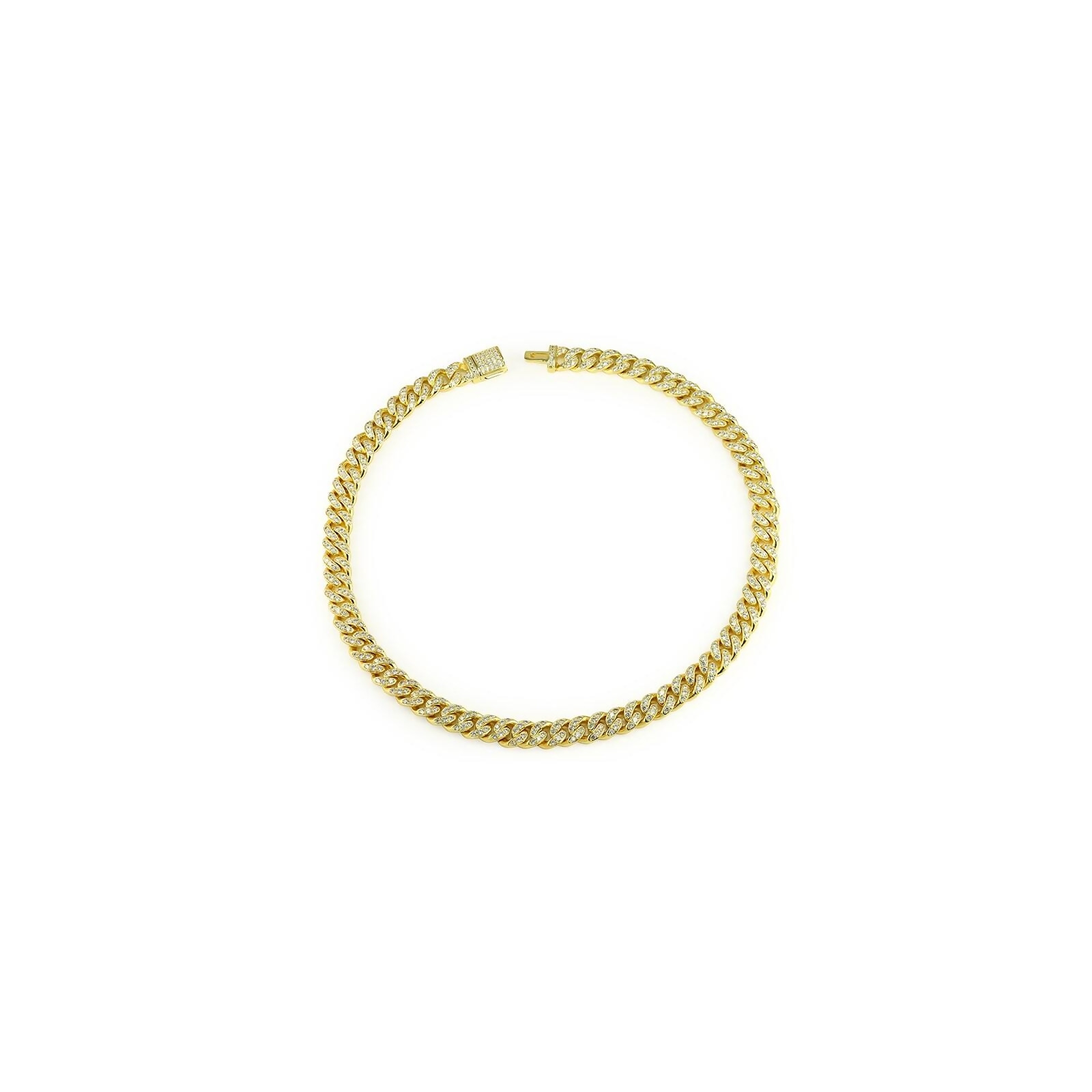 SELENA – Pave Cuban Link Chain | Layered Jewelry