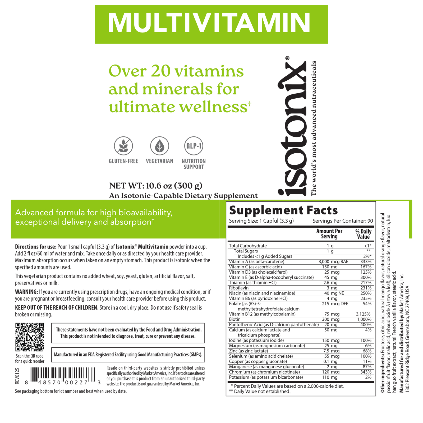 Isotonix Advanced Nutraceuticals by Market America