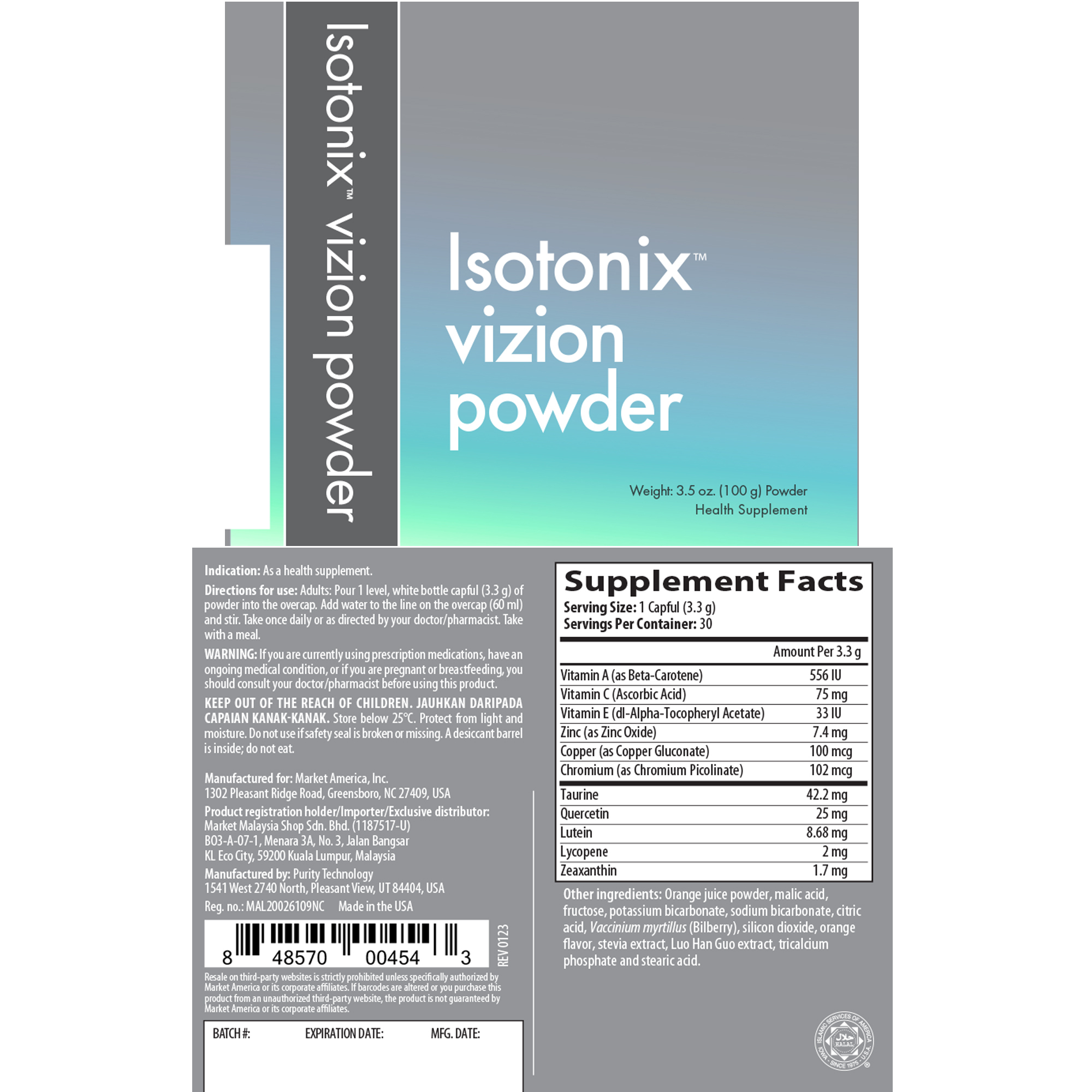 Isotonix Advanced Nutraceuticals by Market America