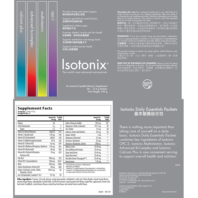 Isotonix Advanced Nutraceuticals by Market America